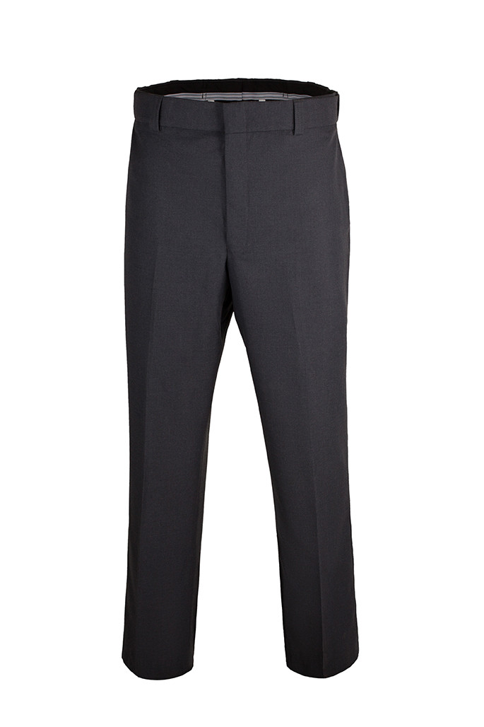 WOMEN'S BOP PLAIN FRONT CHARCOAL CLASS A DRESS TRS.