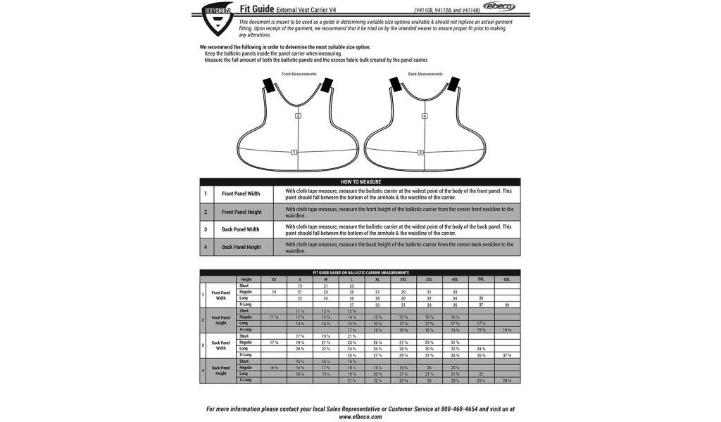 Elbeco BodyShield™ External Vest Carrier V4