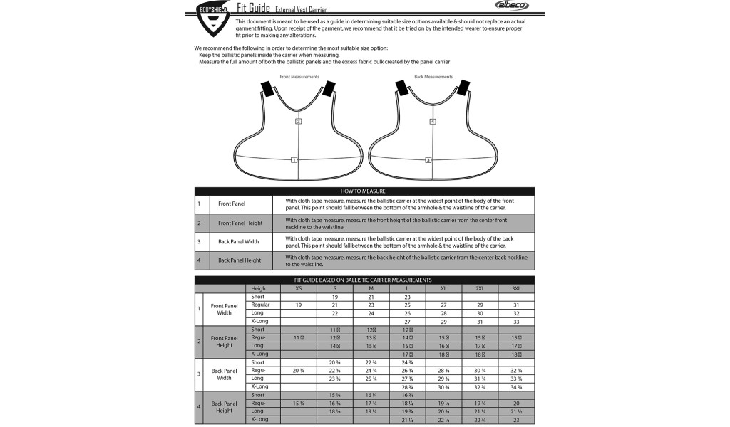 Elbeco BodyShield™ External Vest Carrier